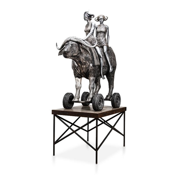 Angus Taylor | JOURNEY ON AN AFRICAN MINOTAUR (2003) | MutualArt