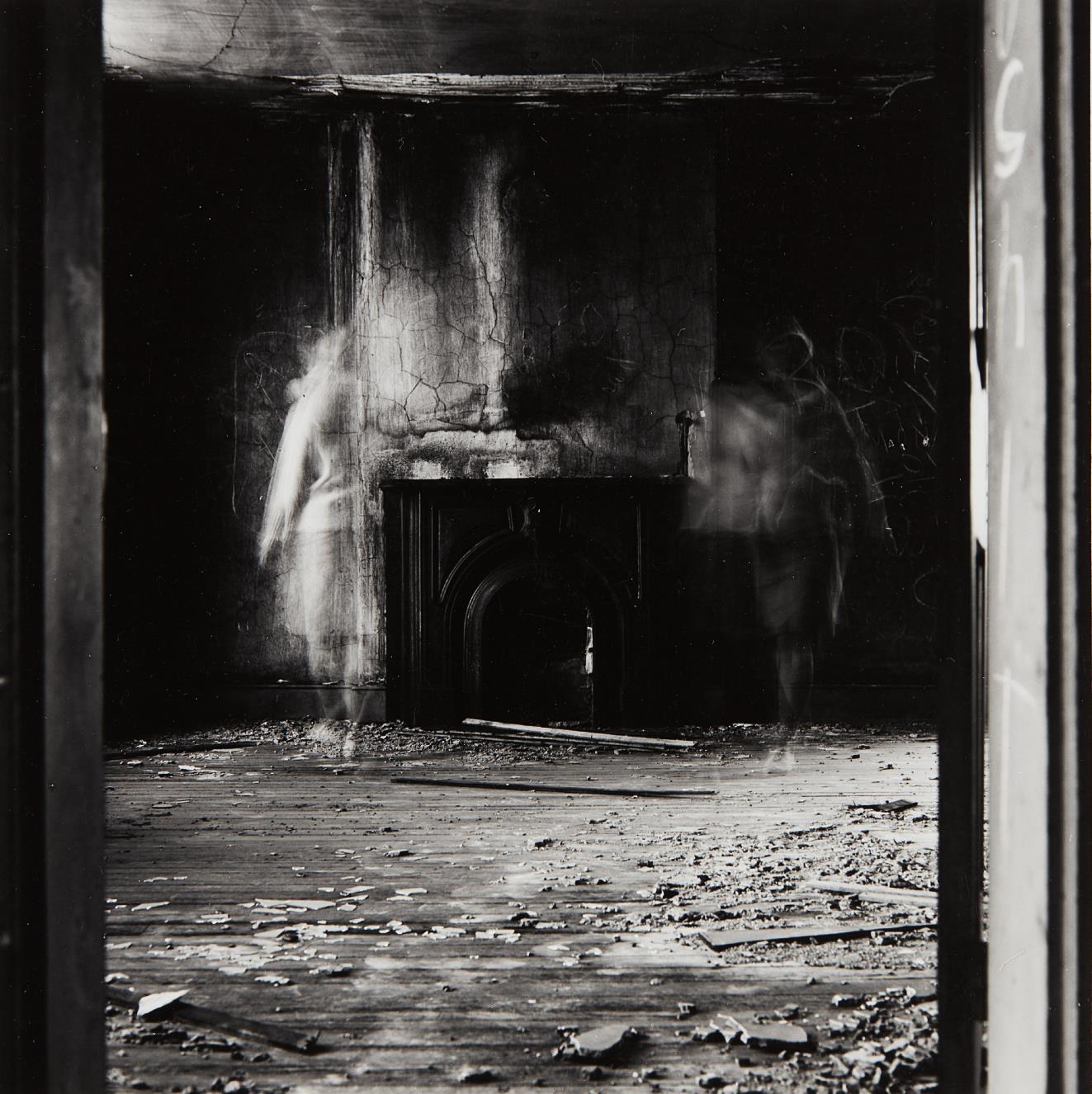 Ralph Eugene Meatyard | Untitled, (two ghosts with fireplace) (1969 ...