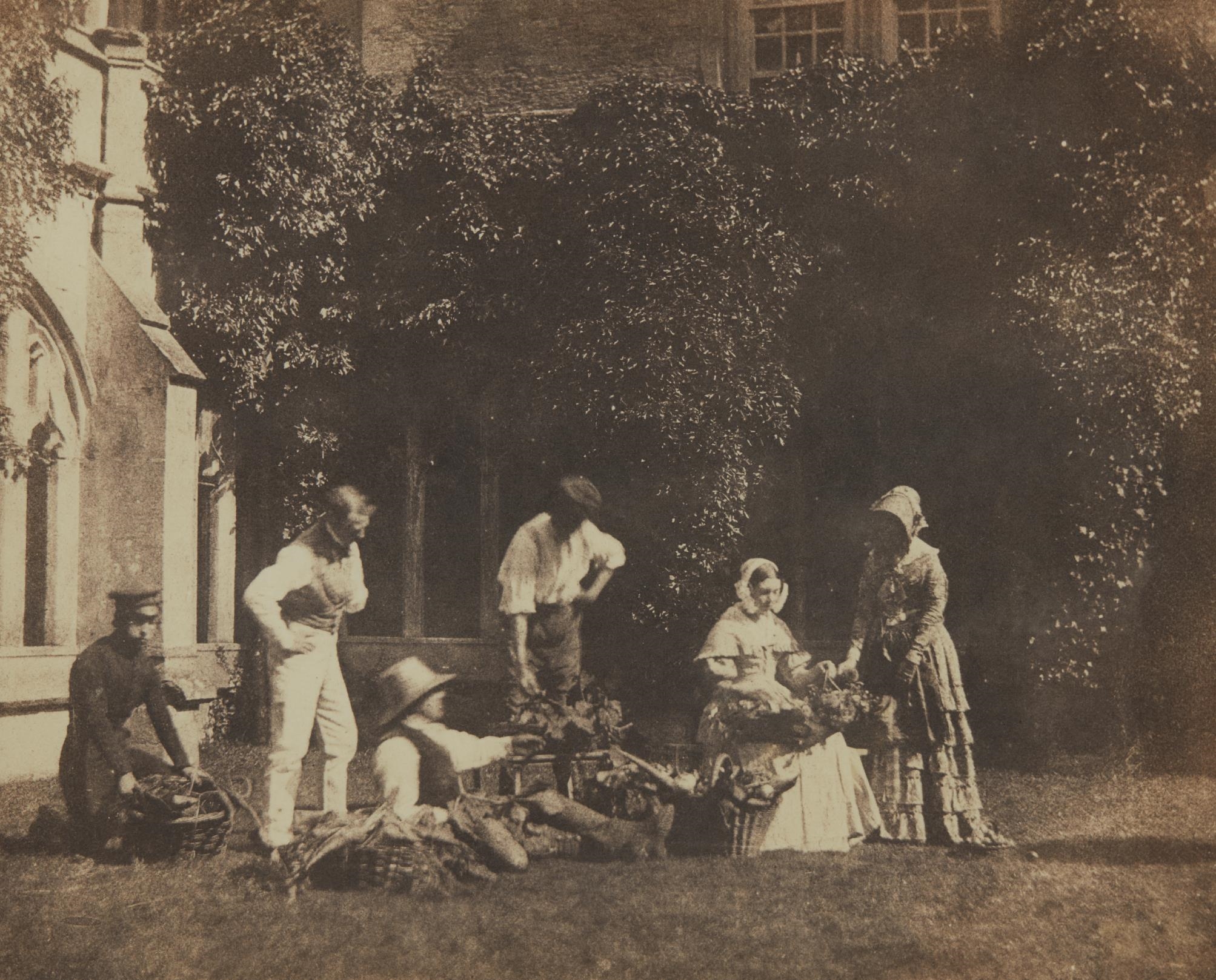 William Henry Fox Talbot | The Fruit Sellers (Circa 1845) | MutualArt