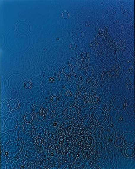 Adam Fuss | Untitled (Blue water photogram) (1994) | MutualArt