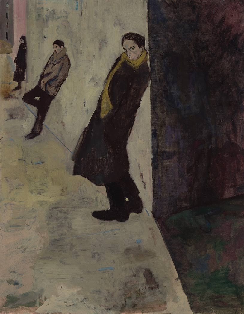 Tom Keogh | Figures Leaning on a Wall | MutualArt