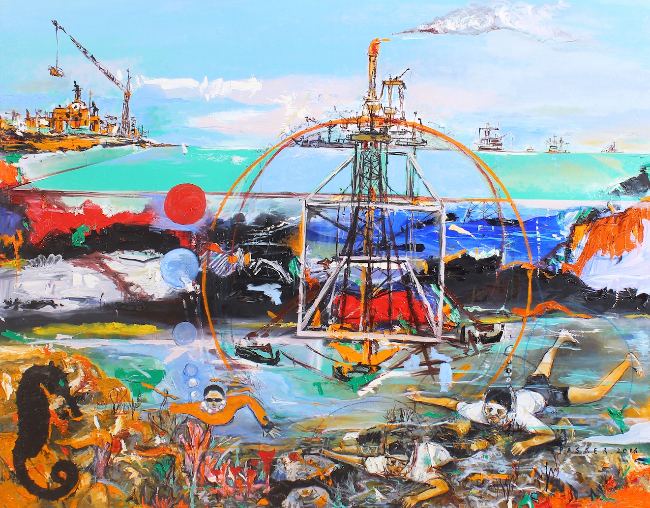 Ade Pasker | Test The Water (2016) | MutualArt