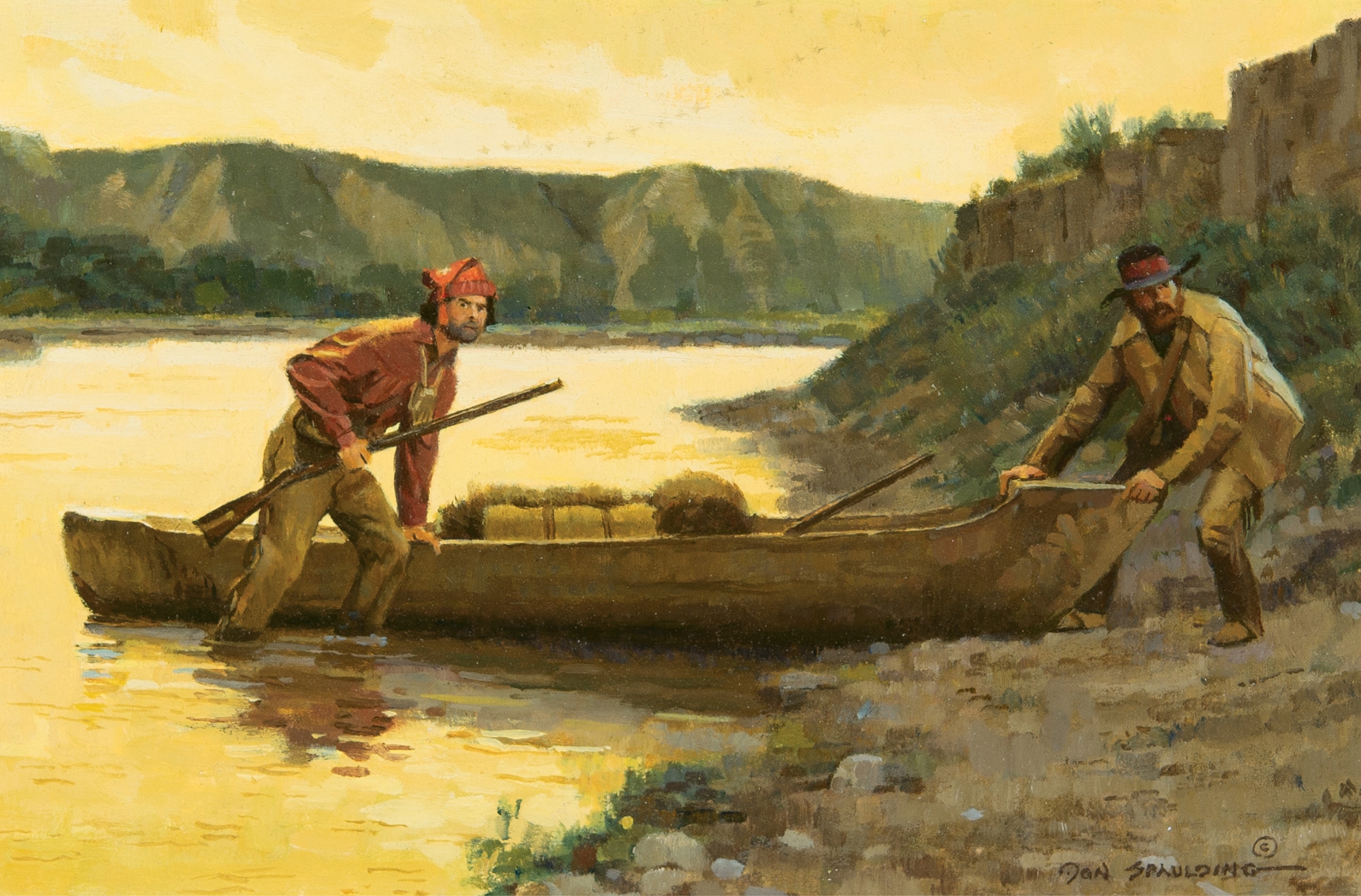 Don Spaulding | Study for Going Ashore for the Night | MutualArt