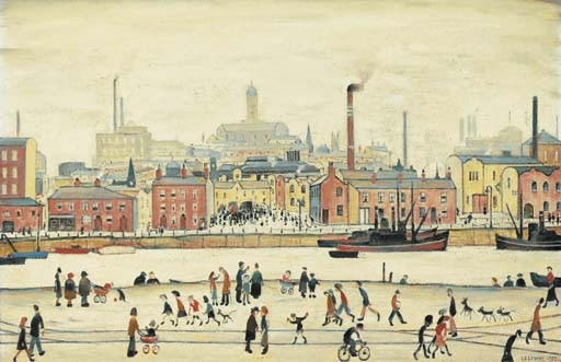 Laurence Stephen Lowry | Industrial Scene (1946) | MutualArt