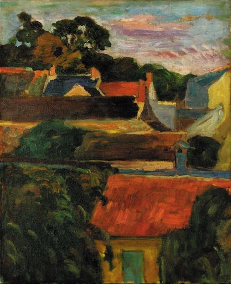 Roderic O'Conor | Roof tops, a village | MutualArt