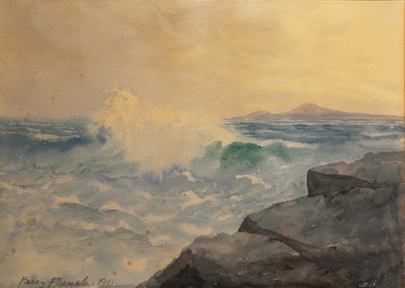 William Percy French | SEASCAPE (1911) | MutualArt