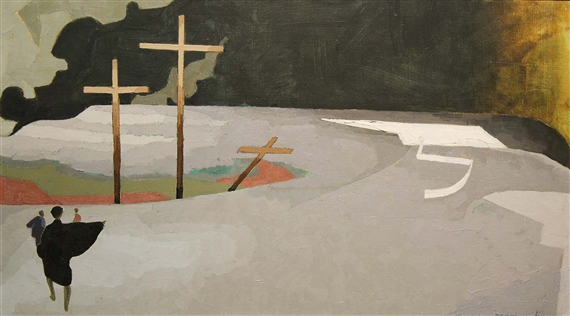 Patrick Pye | LANDSCAPE CRUCIFIXION | MutualArt