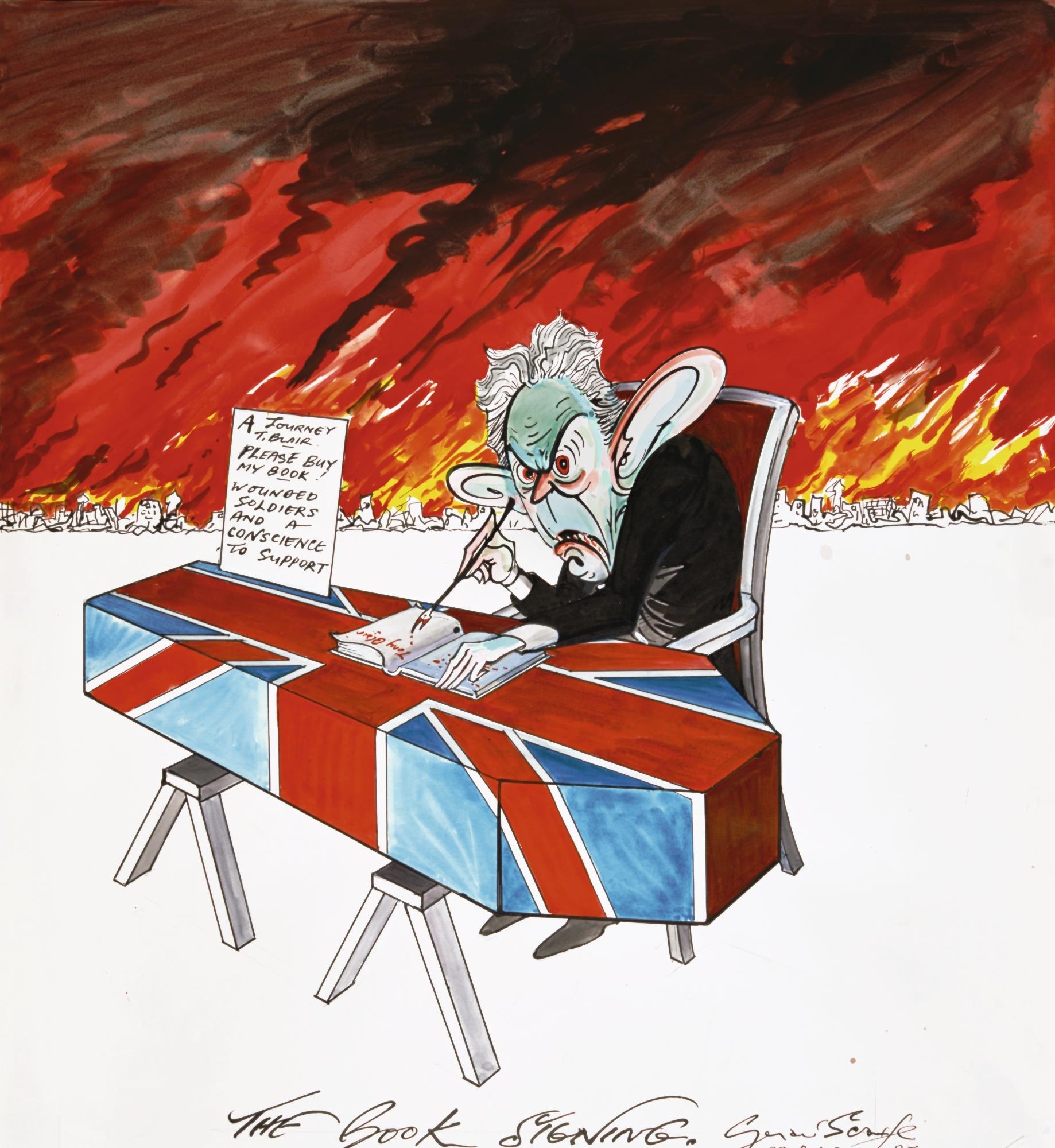Gerald Scarfe | The Book Signing | MutualArt