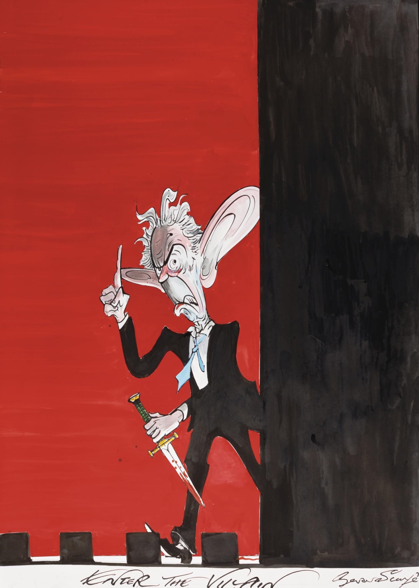 Gerald Scarfe | Enter the Villain | MutualArt