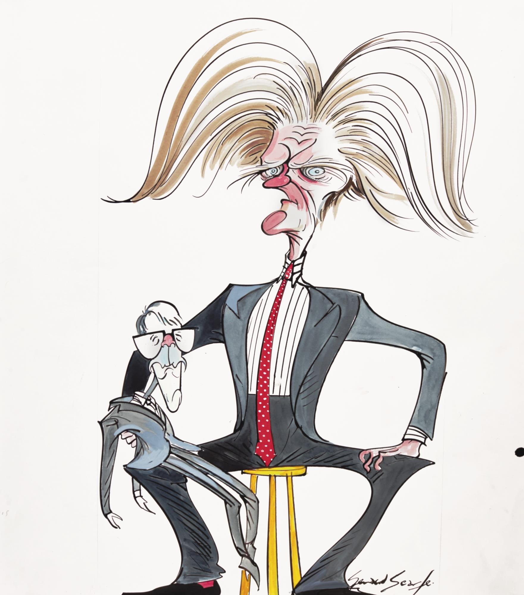Gerald Scarfe | The Ventriloquist | MutualArt