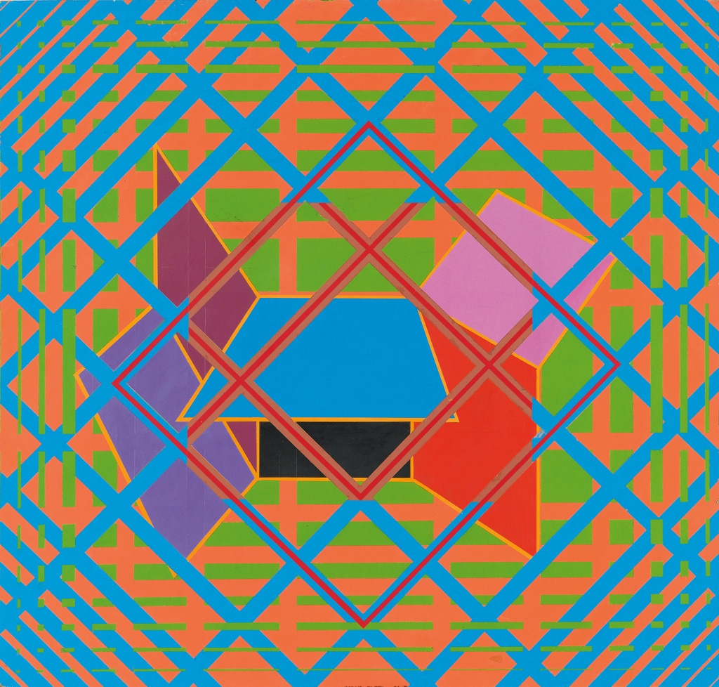 Alvin Loving | Untitled (Hexagon Composition) (1967 - 1969) | MutualArt