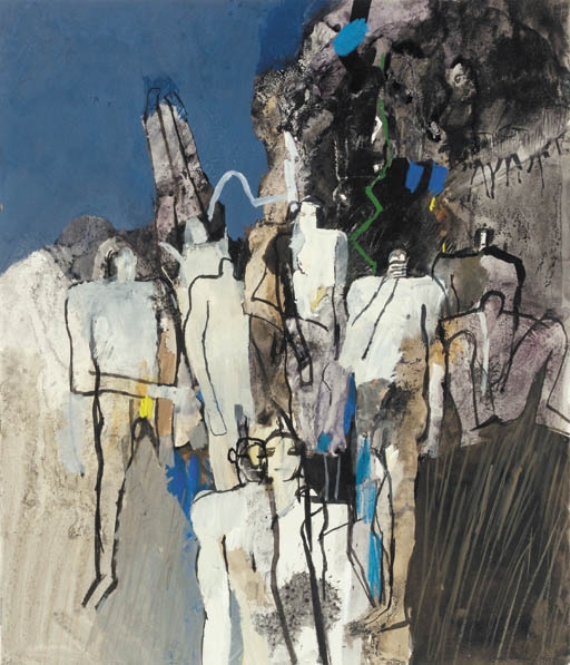Keith Vaughan | Assembly of Figures III (1965) | MutualArt