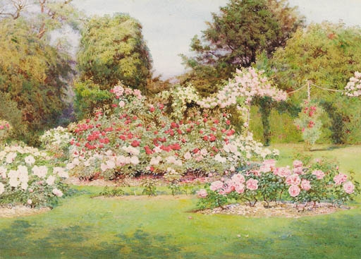 Edith Helena Adie | A rose garden | MutualArt