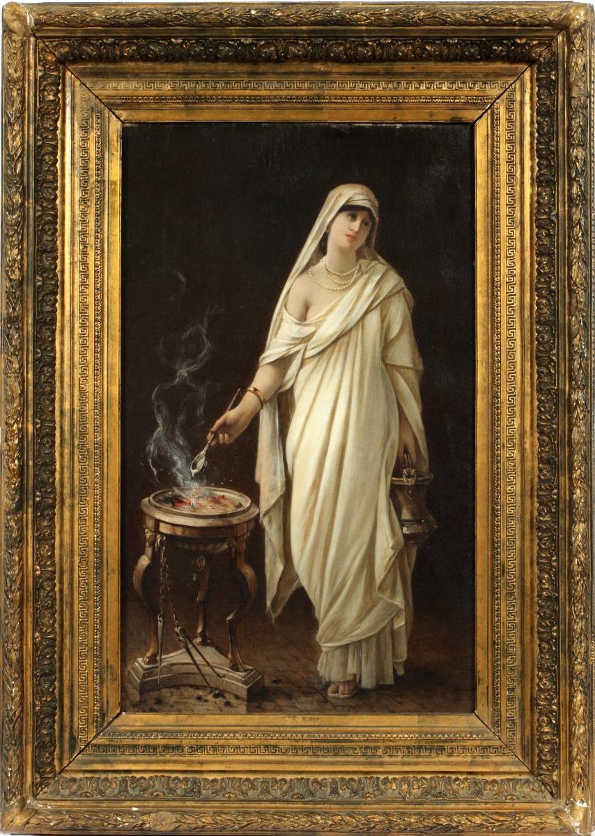 Louis Hector Leroux | KEEPER OF THE FLAME | MutualArt