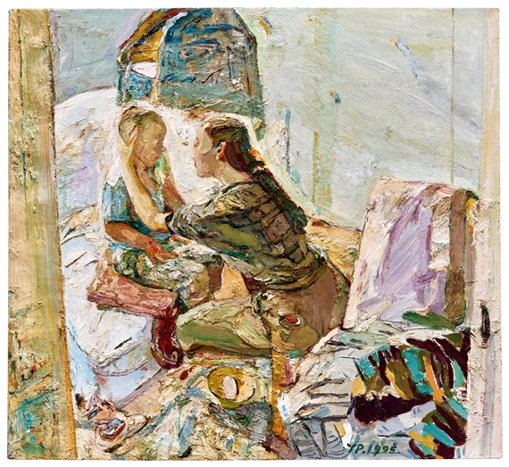 Yan Ping | Mother and Child-Wiping Face (1995) | MutualArt