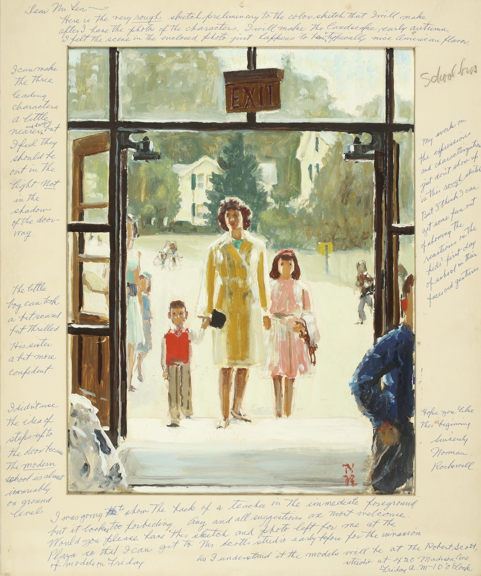Norman Rockwell | PORTRAIT OF PATRICIA MERNONE (1969) | MutualArt