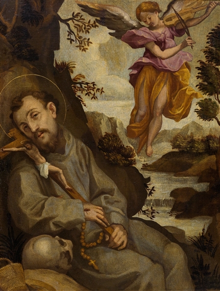 Francesco Vanni | Saint Francis of Assisi receiving the Stigmata ...