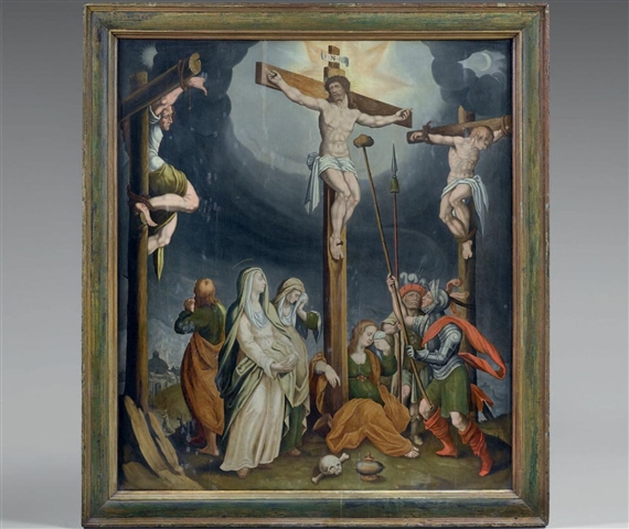 Spanish School, 16th Century | La Crucifixion | MutualArt