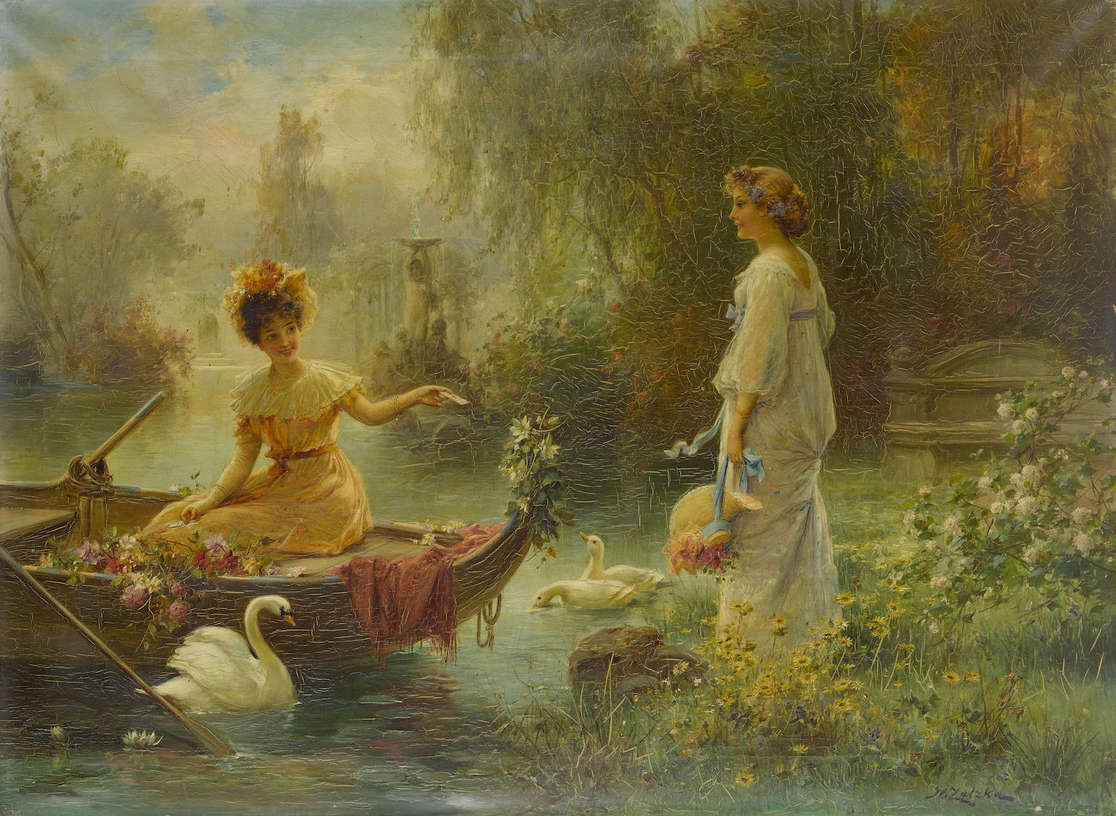 Hans Zatzka Verschollene Bilder