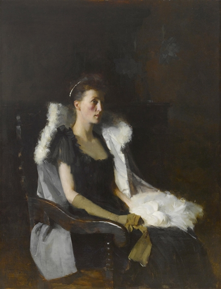 Frank Bramley | A portrait of Ethel Grace Bolitho, neé Maclead | MutualArt