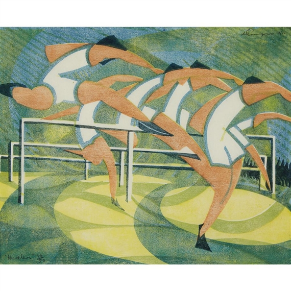 William Edward Greengrass | HURDLERS (1932) | MutualArt