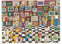 James Rizzi | Take the A Train to Harlem (1989) | MutualArt