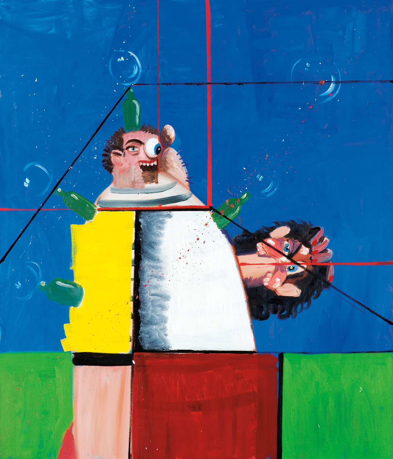 George Condo | Abstract Portrait Composition (2008) | MutualArt