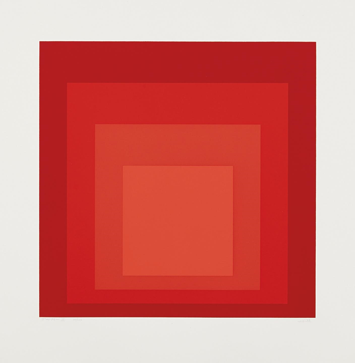 Josef Albers | JHM-II (1973) | MutualArt