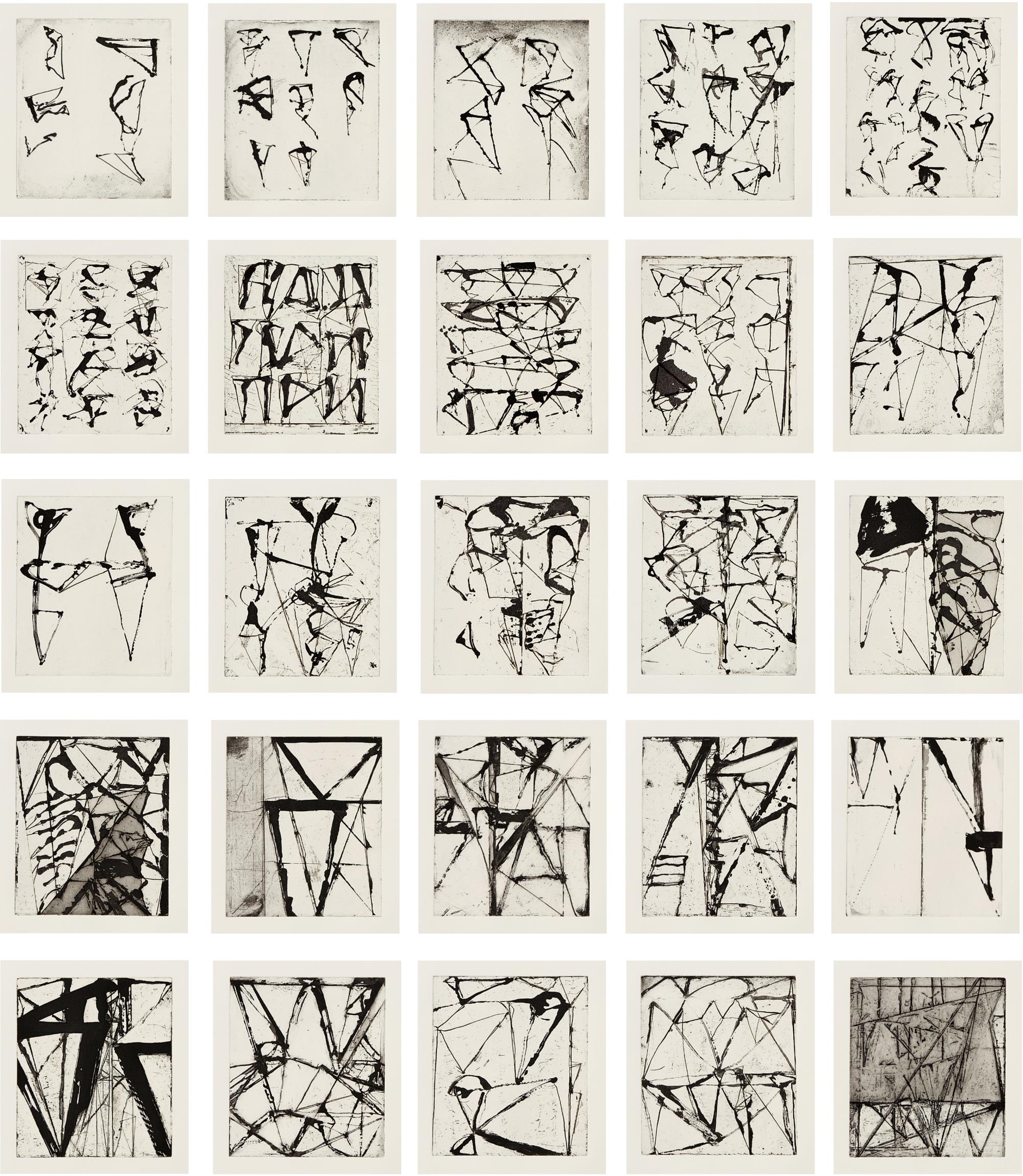 Brice Marden | Etchings to Rexroth portfolio (1986) | MutualArt