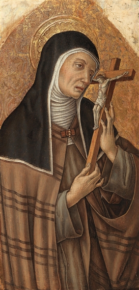 Vittorio Crivelli | Saint Clare | MutualArt