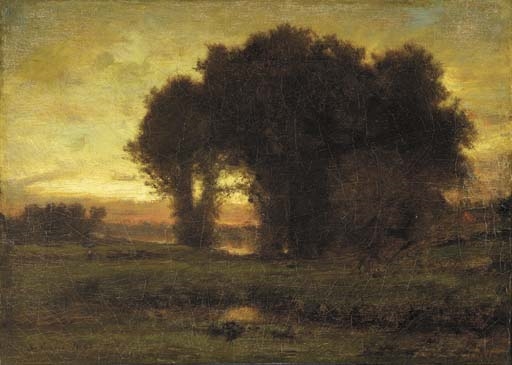 George Inness | Sunset | MutualArt