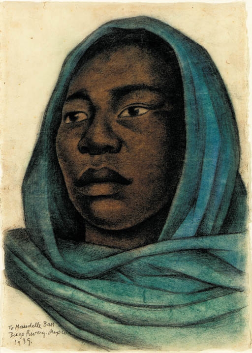 Diego Rivera | Girl with calla lilies | MutualArt