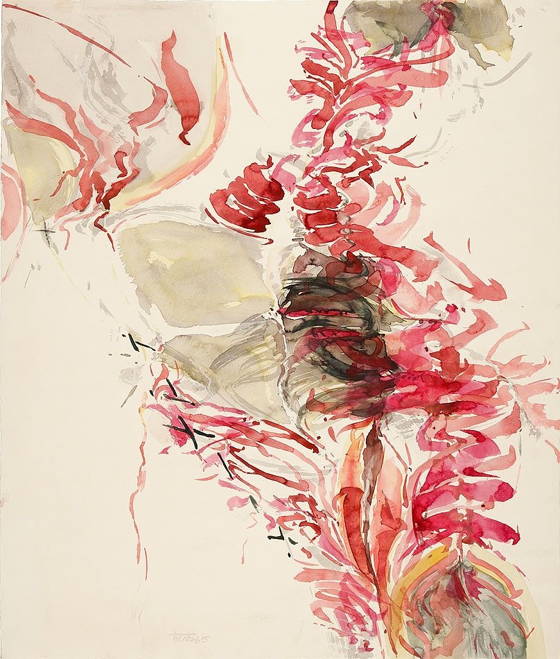 Hann Trier | Rot-Gelbe Strukturen (1965) | MutualArt