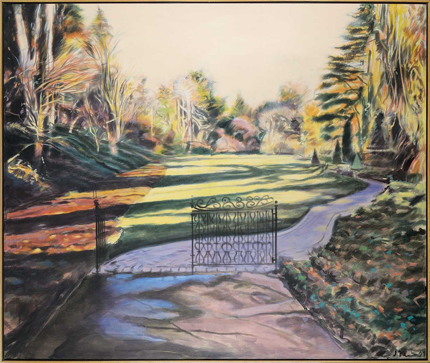 James Davies | Butchart #3 [Gardens in Fall] (1997) | MutualArt