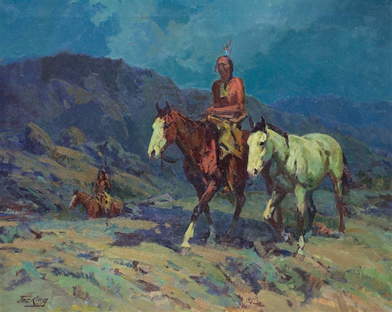 Jack Elmo King | Untitled - Scouting Party | MutualArt