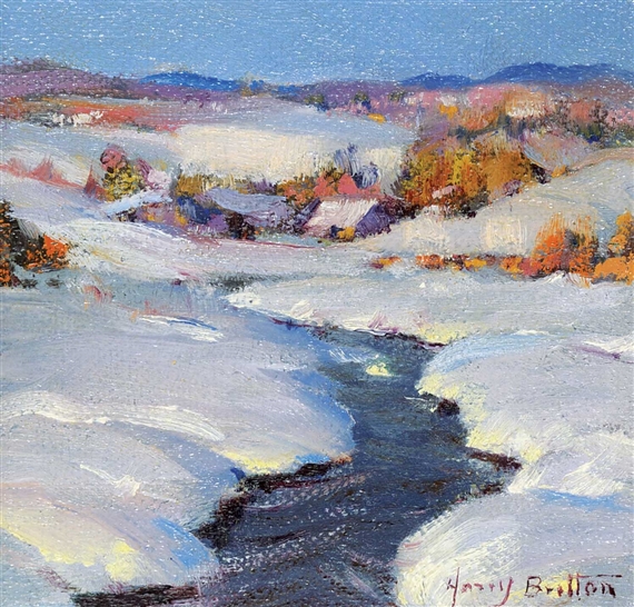 Harry Britton | Untitled - Winter Stream | MutualArt