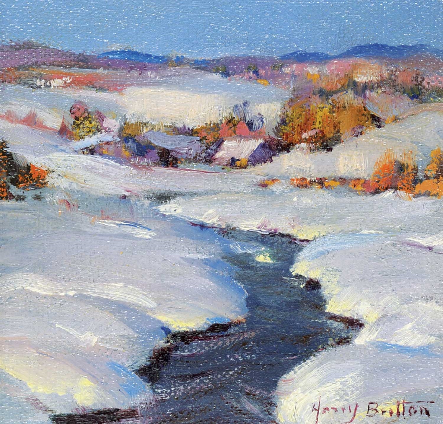 Harry Britton | Untitled - Winter Stream | MutualArt