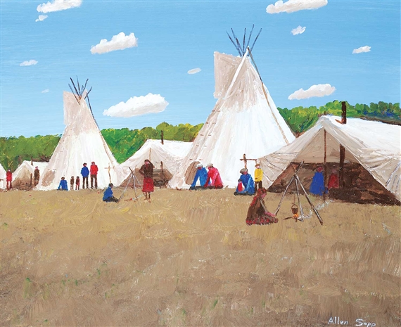 Allen Sapp | Indian Days (2003) | MutualArt