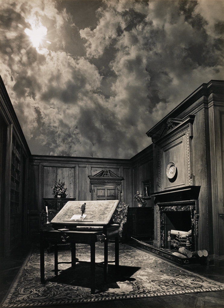 Jerry Uelsmann | Philosopher's Desk (1976) | MutualArt