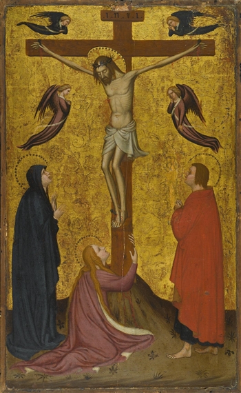 Italian School, 14th Century | THE CRUCIFIXION WITH THE VIRGIN, MARY MAGDALENE AND SAINT JOHN ...