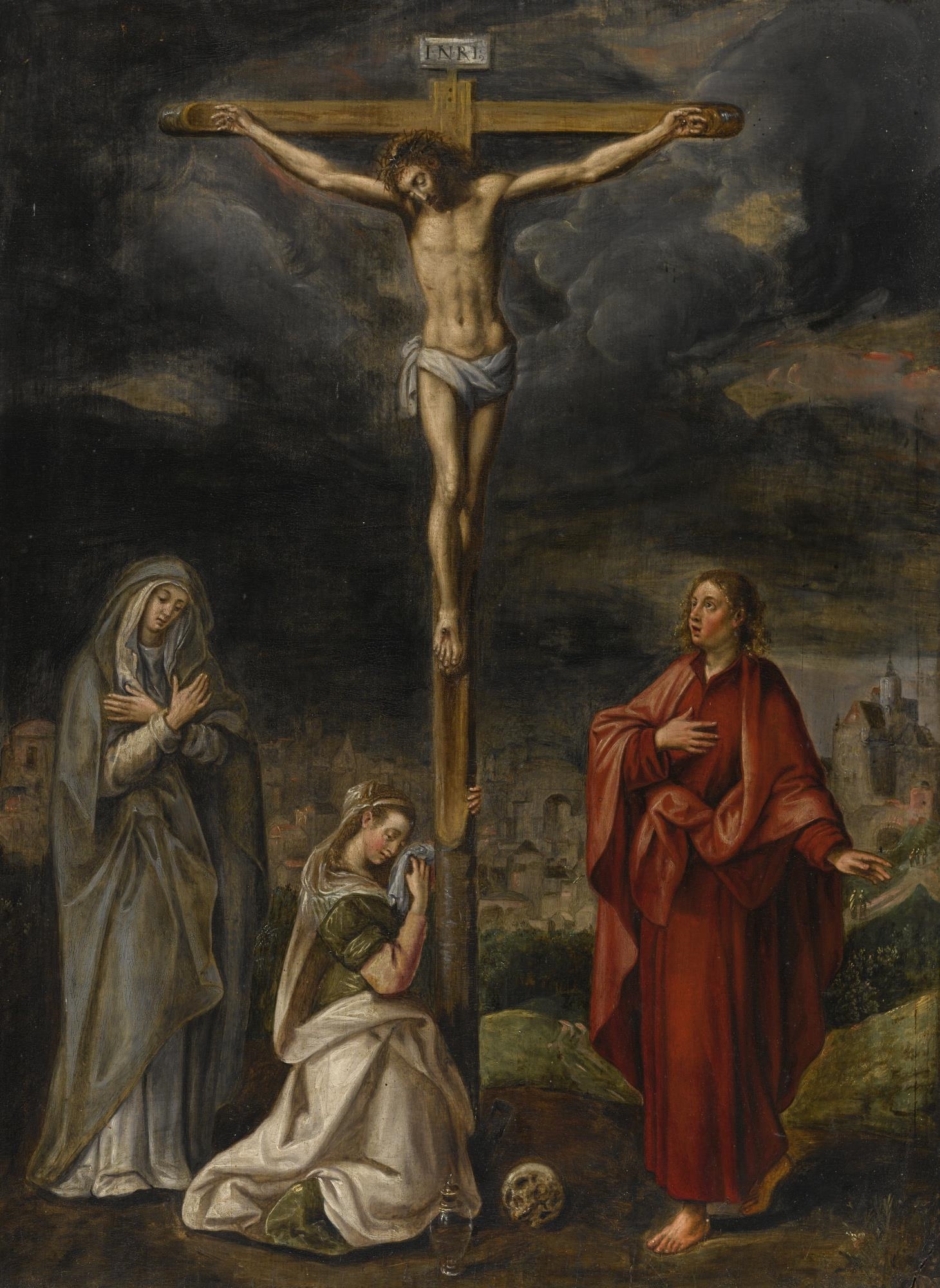 Flemish School, 16th Century | THE CRUCIFIXION | MutualArt