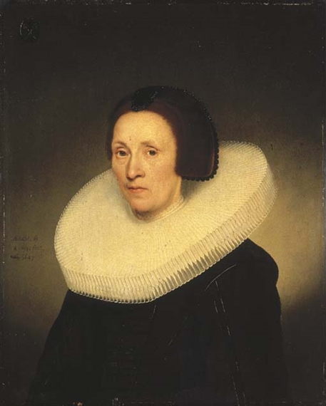 Jacob Gerritsz Cuyp | Portrait of Johanna van Diemen, aged 61, half ...