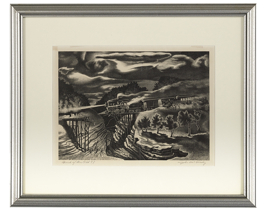 John McCrady | Wreck of the Old '97 | MutualArt