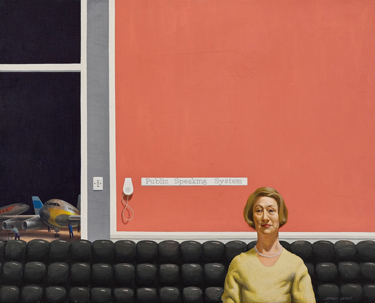 Jeffrey Smart | Approach to a City III (1968 - 1969) | MutualArt