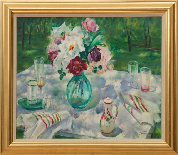 Martha Walter | Garden Picnic Table | MutualArt
