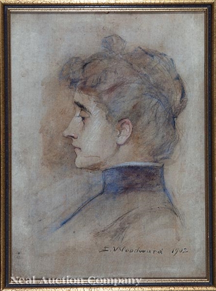 Ellsworth Woodward | Portrait of Grace King (1902) | MutualArt