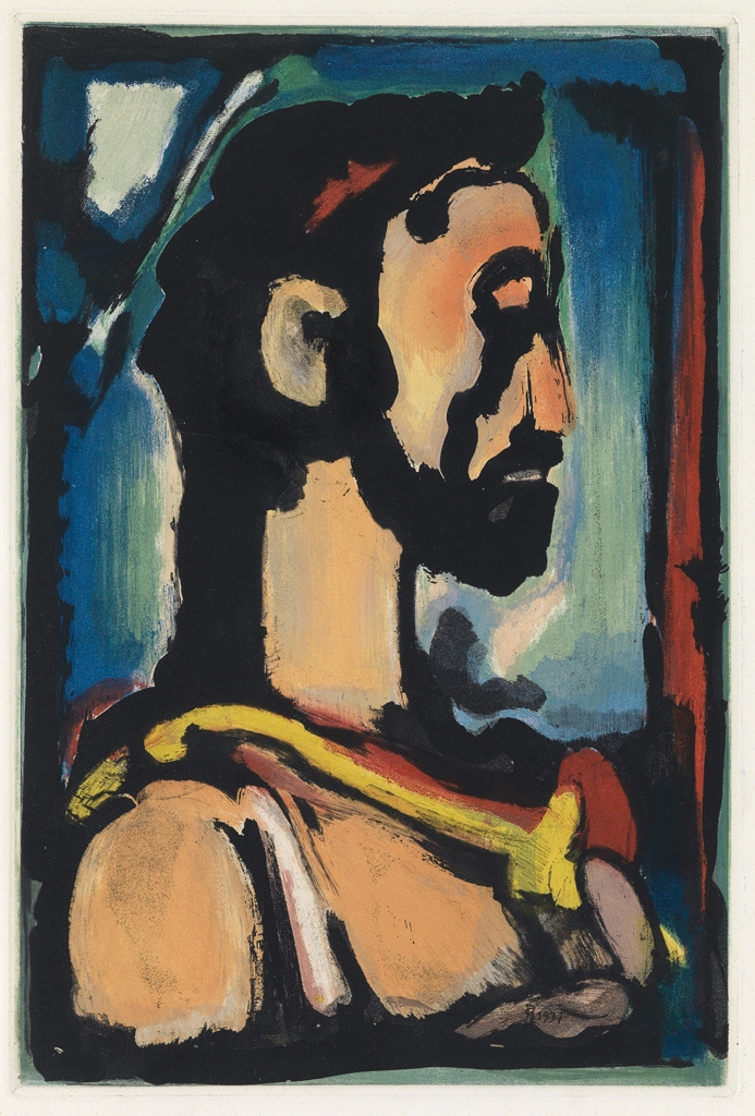 Georges Rouault | Christ de Profil (1937) | MutualArt