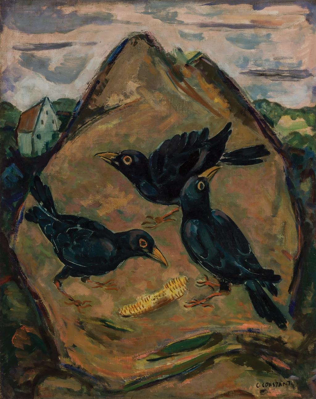 George Zachary Constant | Crows | MutualArt