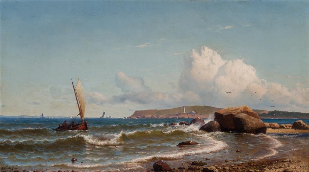 Mauritz Frederick Hendrick de Haas | Boats in Choppy Water Offshore ...