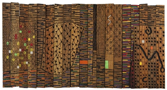 Artworks of El Anatsui (Ghanaian, 1944)